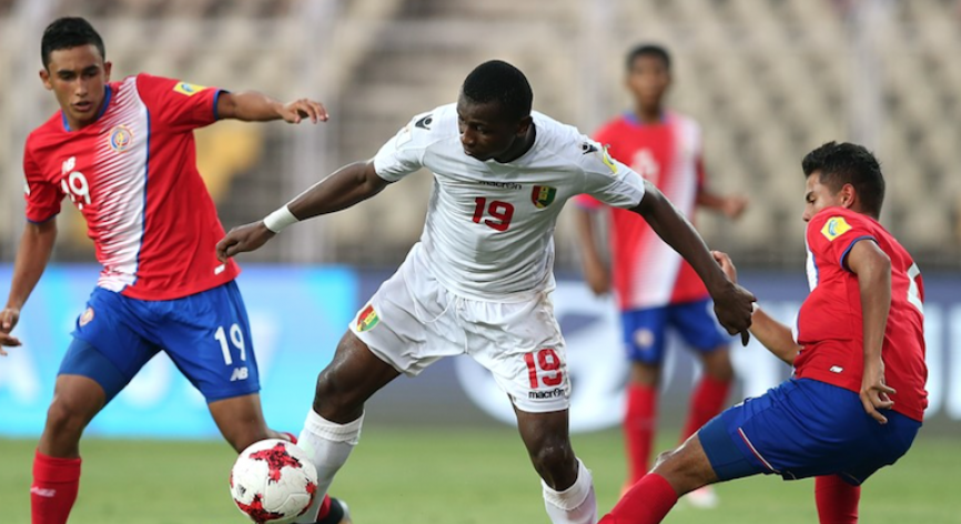 Costa Rica empata 2-2 con Guinea en el Mundial Sub-17
